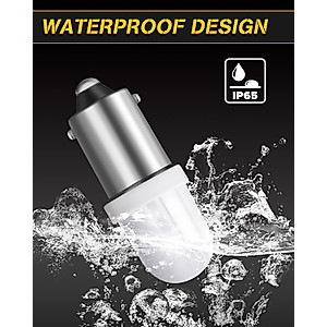 Qasim GE44 47 755 756 1893 1847 BA9S Led Bulb Pinball Machine Light Coin Display Game Bulb T11 BA9S Bayonet Led Bulb AC/DC 6V 6.3V Non-Polarity (Pack of 20 White)