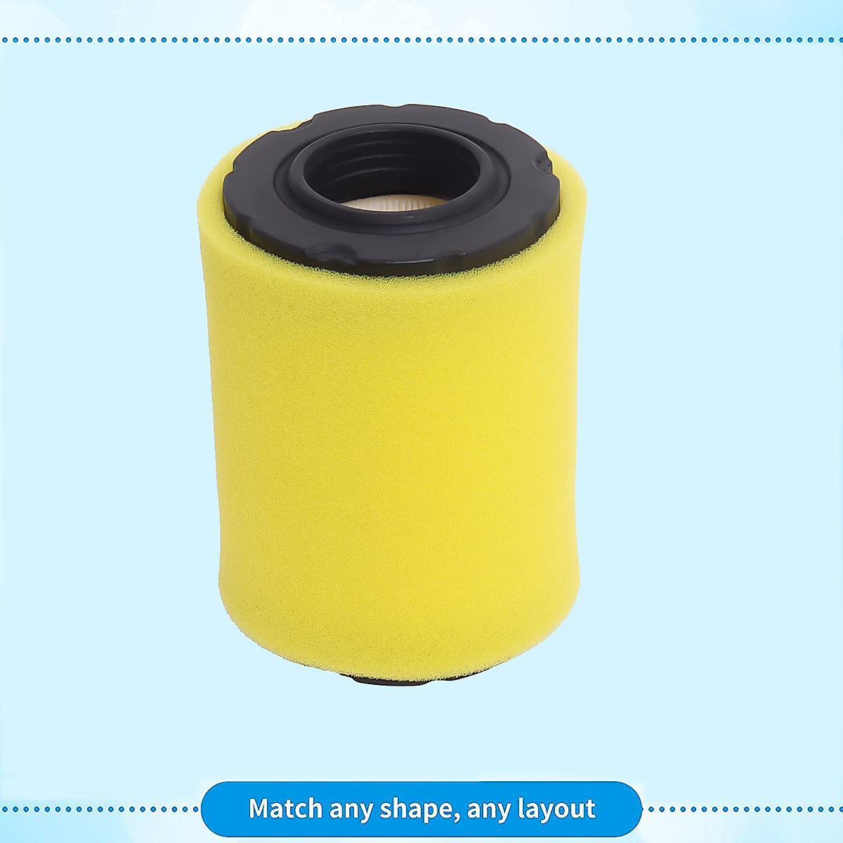 Podoy 796031 Air Filter for Compatible with Briggs and Stratton with Pre Filter 797704 594201 591334 796031 MIU13038 GY21435 MIU13963 Lawn Mower