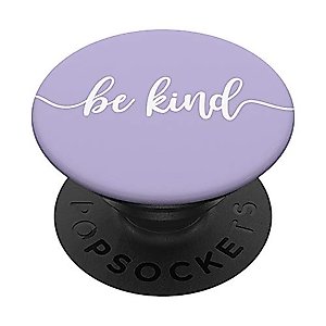 Be Kind Purple Lavender Pastel PopSockets PopGrip: Swappable Grip for Phones & Tablets