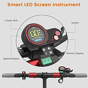 iENYRID Electric Scooter for Adults with Seat, 600w Motor(800w Peak Power), 28mph Top Speed, 31miles of Range, 10'' Off Road Tire, Dual Suspension & Dual Brake System, Commuter E Scooter