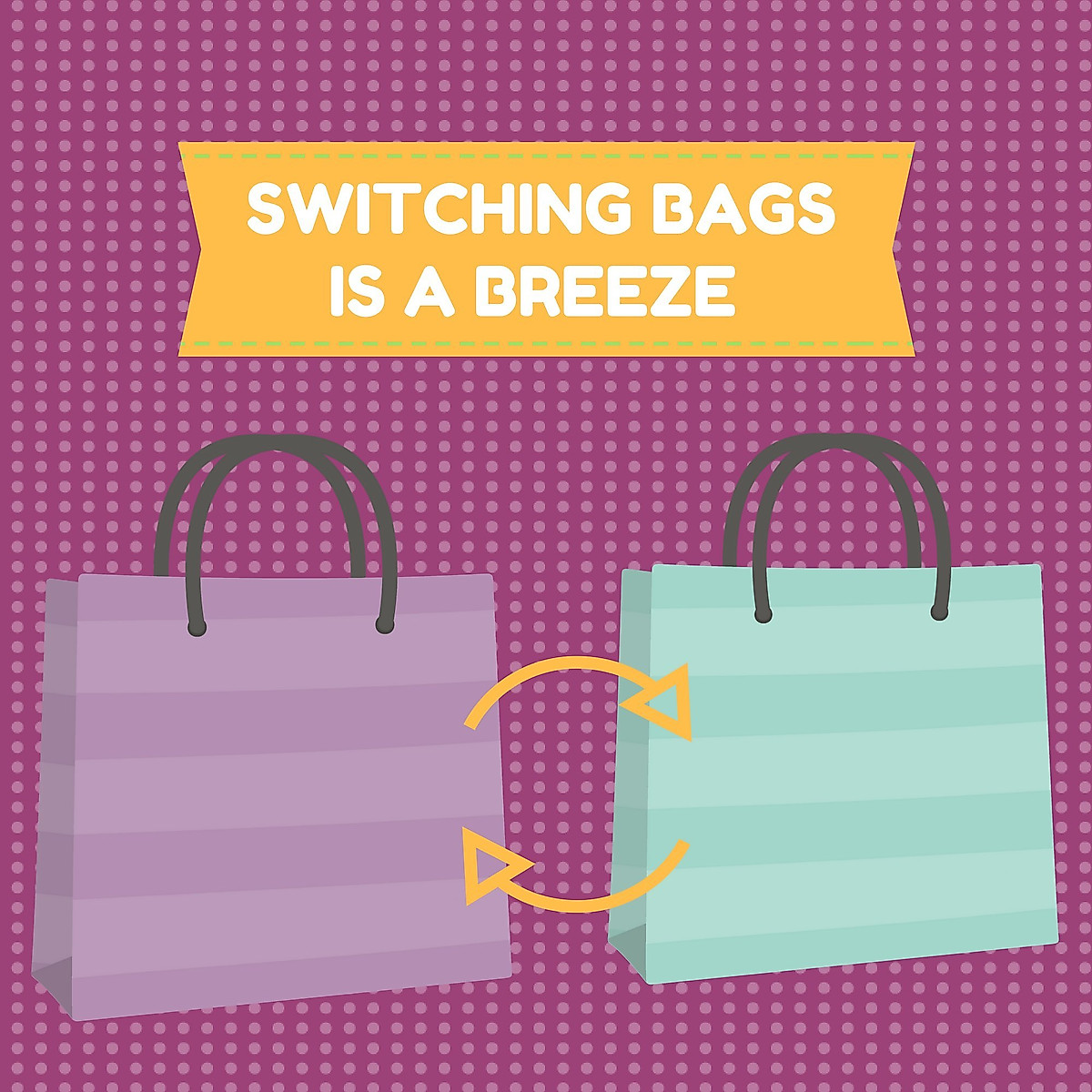 Premium Purse Organizer - Perfect Handbag Organizer Insert to Keep Your Personal Essentials Organized & Accessible - 13 Pockets - Study - Durable - Stylish (L-Black)