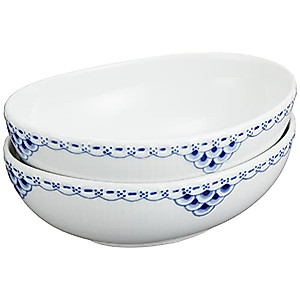 Royal Copenhagen Princess Oval Bowl 12.5 Oz Set of 2