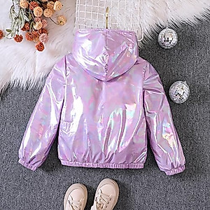 Girls Little Long Quilted Padded Light Puffer Coat Winter Coat with Soft Mini Fur Lining Newborn Winter Soft Warm Jacket