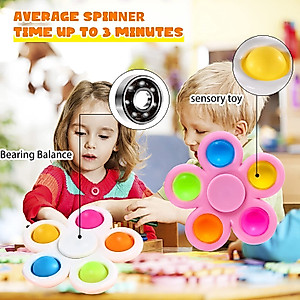 SCIONE 10 Pack Party Favors for Kids 4 8 12, Fidget Spinners Birthday Return Gift, Christmas Goodie Bags Stuffer Fillers for Classroom Treasure Box Prize Boys Girls