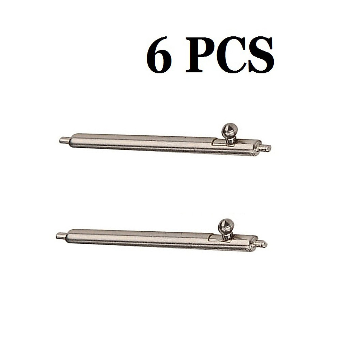 Olytop for 22mm Quick Release Spring Bars Watch Pins - 6PCS Stainless Steel Watch Replacement Band Pins 22mm Strap Link Pins Diameter 1.5mm + Spring Bar Tool (22mm)