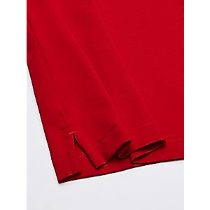 Cutter & Buck mens Big Tall 35+upf, Short Sleeve Advantage Polo Shirt, Red, 2X US