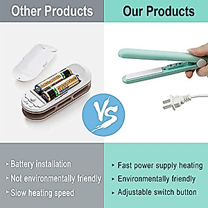 Portable Mini Smart Heat Sealer Machine Kitchen Gadgets, Food Sealer Bag Re-sealer for Food Storage, Handheld Vacuum Sealers for Chips Bag, Foil Bag, Mylar Bags, （Green）