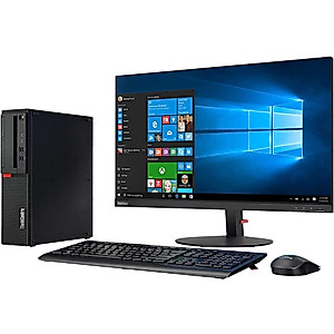 Lenovo Desktop ThinkCentre M710S SFF Computer PC, Intel i7-7700 up to 4.2GHz,32GB RAM, New 1TB NVMe SSD, 2TB Hard Drive, DVDRW, Windows 10 Pro (Renewed)