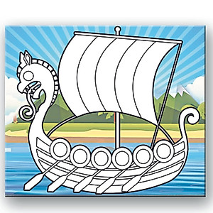 Toykraft Sand Art Kit for Kids, Toddler Arts and Crafts Activity Kits Age 3-5 - Ships