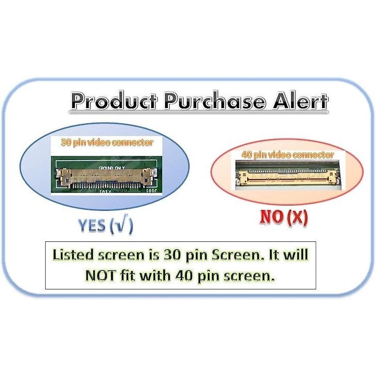 EM EMAJOR TECH New Screen Replacement for Lenovo FRU 01YN154 01YN155 01YN156 1920X1080 FHD Non-Touch LCD LED Display with Set of Adhesive Tap