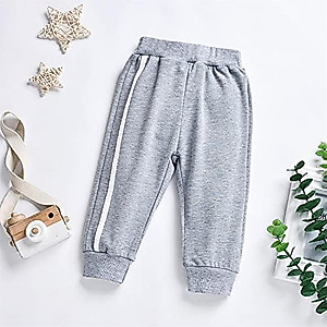 HIHA Dinosaur Outfits Boys 12-18 Months T-Rex Dinosaur Clothes Toddler Boy Sweatsuit Long Sleeve Navy Sweatshirts Grey Jogger Pants Set Little Boys Fall Winter Outfits(Gray, 12-18 Months)