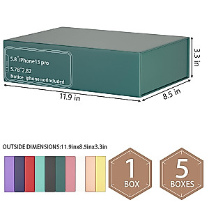 ROSTELACK Gift Box 11.9" x 8.5" x 3.3" with Magnetic Closure Lid Gift Box for Presents,Bridesmaid Gifts Box,Cute Box,Birthday Gift box,Luxury for Gift Packaging, Magnetic Gift Box for Wrapping Gifts