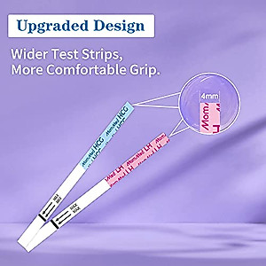 MomMed 15 Ovulation Test Strips and 5 Pregnancy Test Strips Combo Kit,Pregnancy Tests and Ovulation Predictor Kit,Accurately Track Ovulation and Detect Early Pregnancy