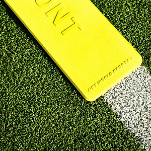 Vermont Tennis Court Lines [High-Vis Yellow] | Tennis, Badminton & Pickleball Courts – Throwdown Rubber Markers