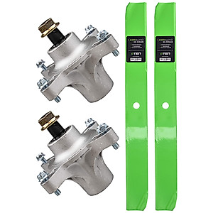 8TEN Spindle Medium-Lift Blade Kit for Toro 42 inch Deck XLS 420T TimeCutter ZS 4200 4200S 4200TF Zero Turn Mower