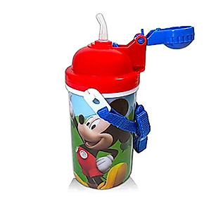 Disney Mickey Mouse Water Bottle Lunch Box Bundle ~ Mickey Mouse School Supplies With Stickers (Mickey Mouse Lunch Bag Set)