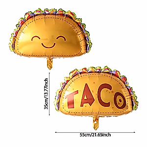 Mexican Fiesta Party Decorations 168PCS Fiesta Balloon Garland Arch Kit Cactus Llama Taco Twosday Foil Balloons for Birthday Carnival Cinco De Mayo Taco Party Decorations