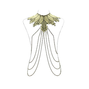 Fashion Bikini Body Chain Flower Collares Lace Necklace Jewelry For Women