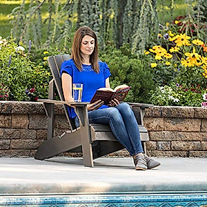 Lifetime 60335 Adirondack Chair, Shale Stone