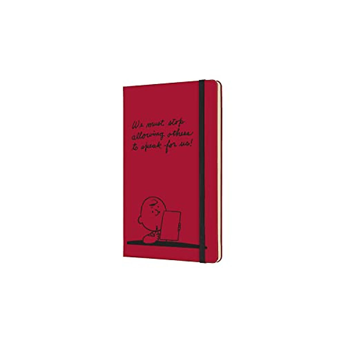 Moleskine Limited Edition Peanuts 12 Month 2022 Weekly Planner, Hard Cover, Large (5" x 8.25"), Scarlet Red