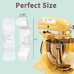 Cord Organizer for Kitchen Appliances, 4 Pack Cord Winder Stick on, Rubber Cord Wrapper Holder Compatible with Home Appliances, Stand Mixer, Air Fryer, Toaster, Blender, Coffee Maker (White)