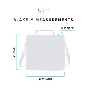 Simple Modern Lunch Box for Women & Men | Large Reusable Insulated Lunch Cooler Tote Bag | Spacious Container for Adult, Work, Travel, and School | Blakely Collection | 4 Liter | Tan