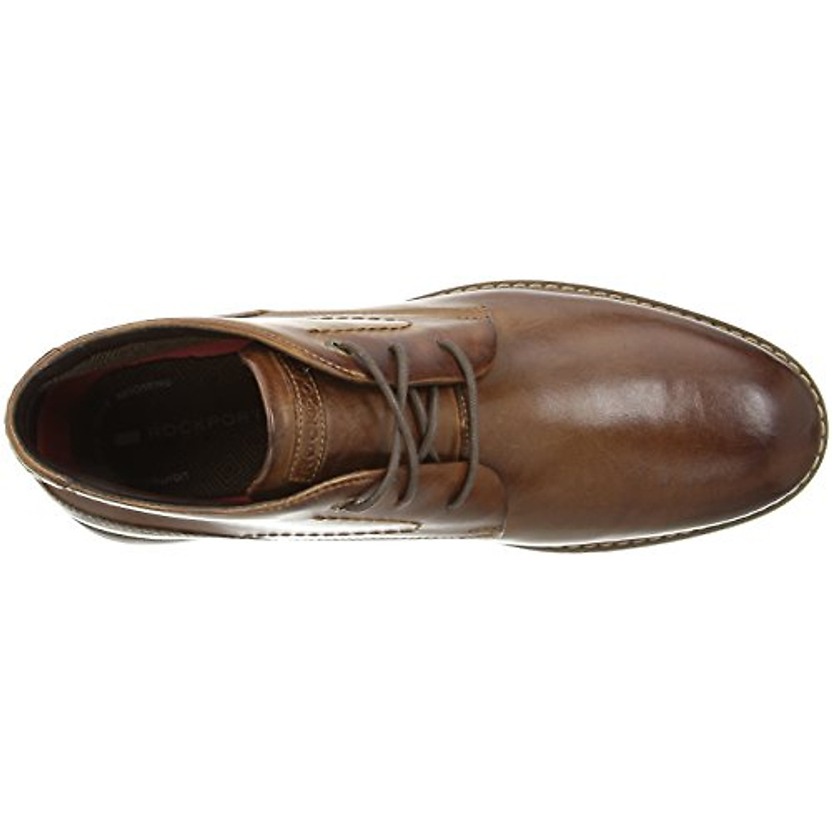 Rockport Men's Classic Break Chukka, Dark Brown Leather, 14