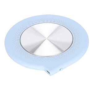 USB Cup Mug Heating Mat, Coffee Mug Warmer for Office Home Desk, USB Heater Insulation Pad Coaster Cup Warmer Heating Plate (Blue)
