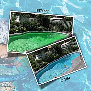 Solar Pool Ionizer for High Capacity Swimming Pool up to 45,000 Gallons - 85% Less Chlorine - 25% More ions - Kill Algae - Longer Lasting Copper Anode - Keep Water Crystal Clear (Blue)