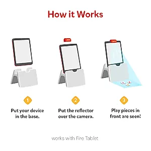 Osmo-Coding Starter Kit for Fire Tablet-3 Educational Learning Games Ages 5-10+-Learn to Code,Coding Basics & Coding Puzzles-STEM Toy Gifts,Boy & Girl(Osmo Fire Tablet Base Included-Amazon Exclusive)