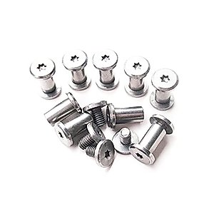 NC HAISDA Folding Knife Corby Bolts Pocket Knives Pivot Pins EDC Knifemakers Screw Fasteners Rivets DIY Knife Handle Studs Pack of 10 9mm