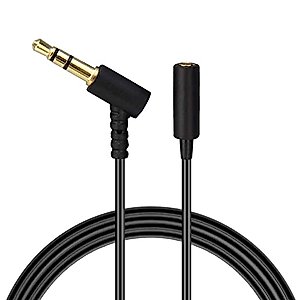 Headphones Extension Cable Cord Line 3.5mm Audio Splitter Wire,3.5mm Male to Female Replacement Stereo Audio Cable Aux Extension Cords Compatible with Bose QuietComfort QC45 QC35II QC35 QC25 QC15- 4FT