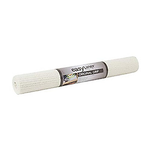Duck Brand 393452 Original Grip Easy Liner Non-Adhesive Shelf Liner, 20-Inch x 7-Feet, White