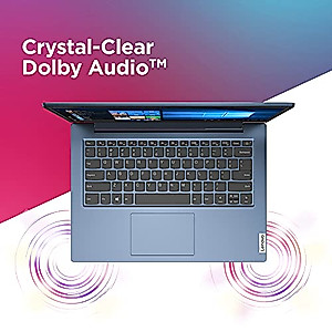 Lenovo IdeaPad 1 14 Laptop, 14.0" HD Display, Intel Celeron N4020, 4GB RAM, 64GB Storage, Intel UHD Graphics 600, Win 10 in S Mode, Ice Blue