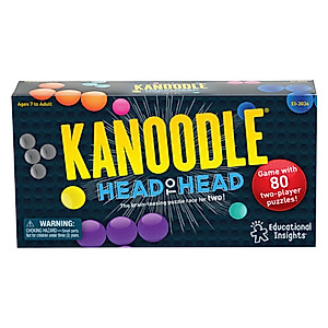 Educational Insights Kanoodle Head-to-Head Puzzle for 2 Players - Brain Teaser Game for Kids, Teens and Adults, Puzzle Games for Kids Ages 7+