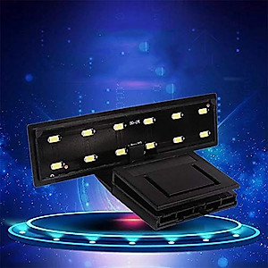 Santing Waterproof Aquarium Light Lightweight Energy Saving Aquarium Clip Lamp Eco-Friendly for Aquarium Breeding Freshwater Fish Tank