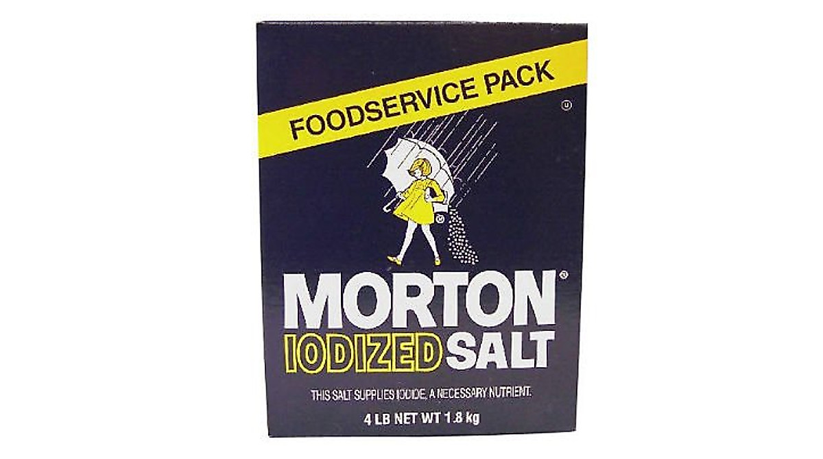 Morton Iodized Salt 4lb Box - Essential Table Salt