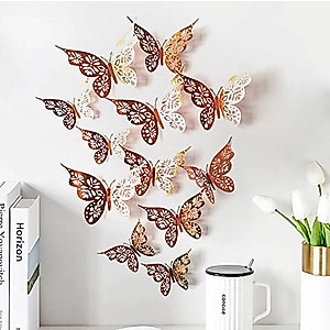 (115 PCS) Butterfly Pink and Purple Balloons Garland Arch Kit, Baby Shower Decorations for Girl Butterfly Stickers Confetti Balloons for Birthday Wedding Bridal Shower Decorations