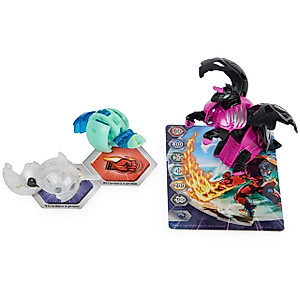 Bakugan Evolutions, Wrath with Nano Clutch and Echo Platinum Power Up Pack, True Metal Bakugan Action Figure, 2 Nanogan, 2 Bakucore, 2 Ability Cards, Kids Toys for Boys and Girls, Ages 6 and Up