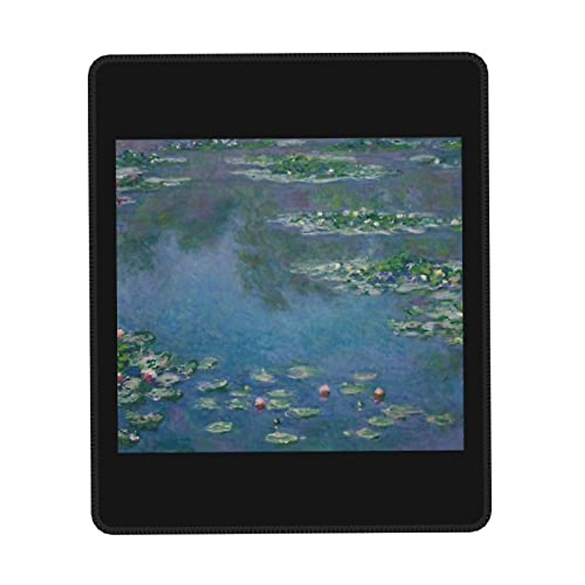 Lilies Claude Monet Water Game Office Overlock Rubber Non-Slip Mouse Pad
