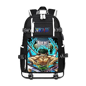 GO2COSY Anime One Piece Backpack Daypack Student Bag School Bag Laptop Bag Bookbag