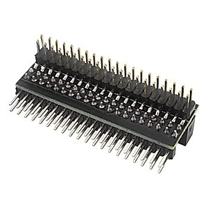 40Pin GPIO Edge Expansion Board for Raspberry Pi 4B/3B+/3B/2B /Zero One-to-Two 40Pin Expansion Board Side Pin Header Multiplexing