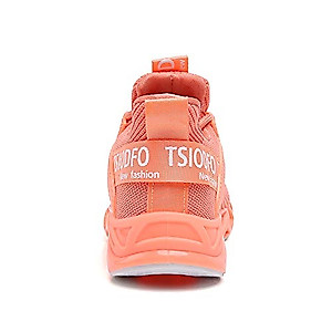 TSIODFO Slip on Sneakers for Women Casual Sport Running Shoes Athletic Train Tennis Walking Shoes Ladies Gym Workout Jogging Fashion Sneaker Pink Size 6