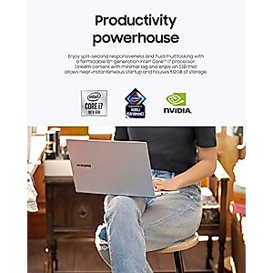 Samsung Galaxy Book Ion 15.6” Laptop| QLED Display and Intel Core i7 Processor | 8GB Memory | 512GB SSD | Long Battery Life and Windows 10 Operating System | (NP950XCJ-K01US)