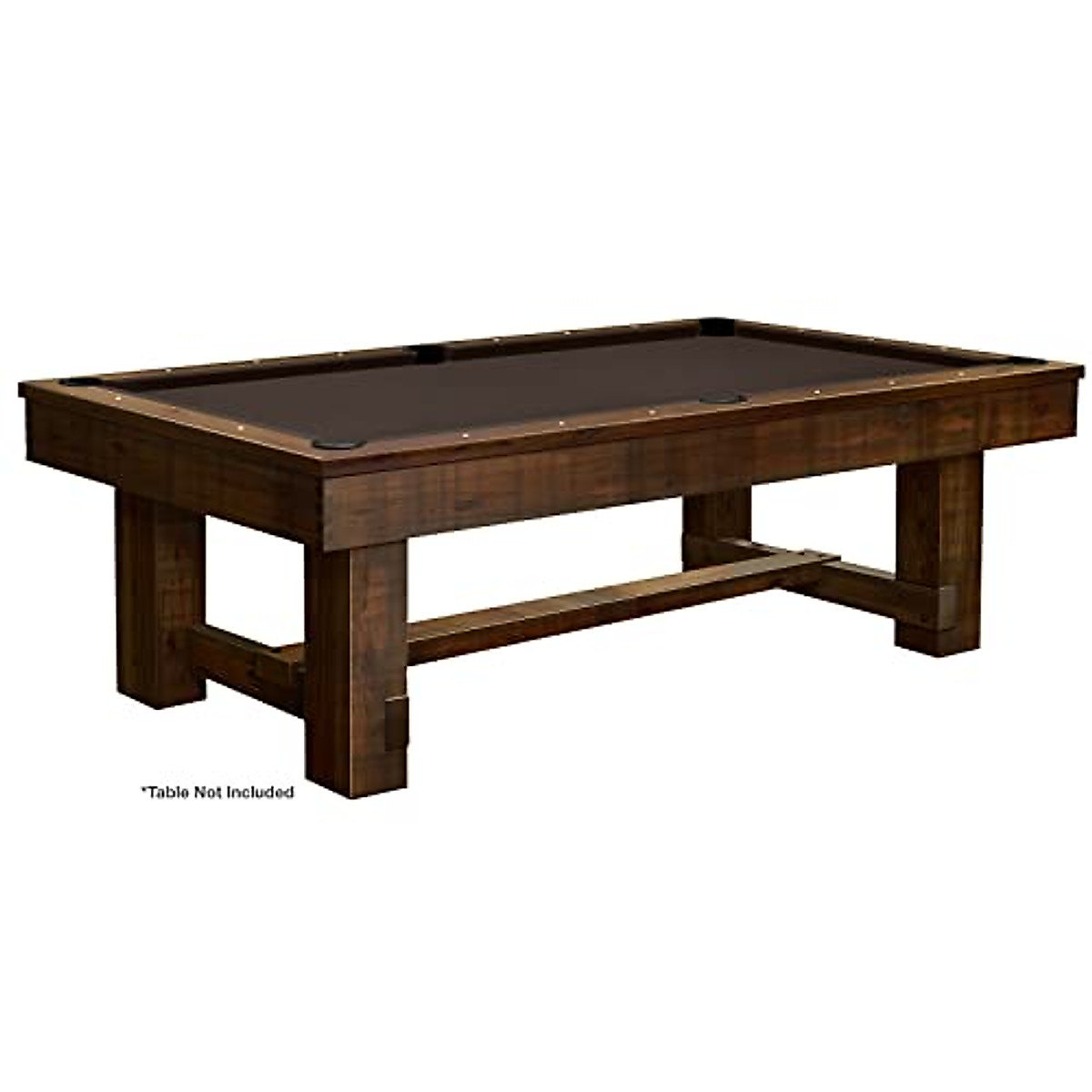 Granito Basalt Cloth - 18 Color Variations - for 7, 8, 8.5, 9, 10 Foot Tables (Black, 7' Precut - Inside Table Area 40" x 80")