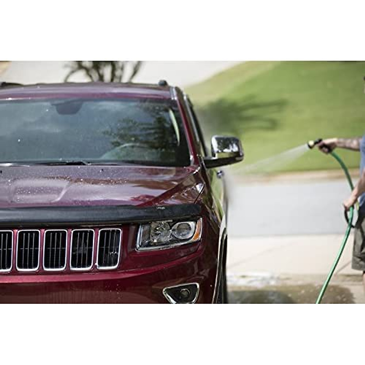 Auto Ventshade [AVS] Bugflector II Hood Shield | 2011 - 2023 Dodge Durango, High Profile, Smoke, 1 pc. | 25134