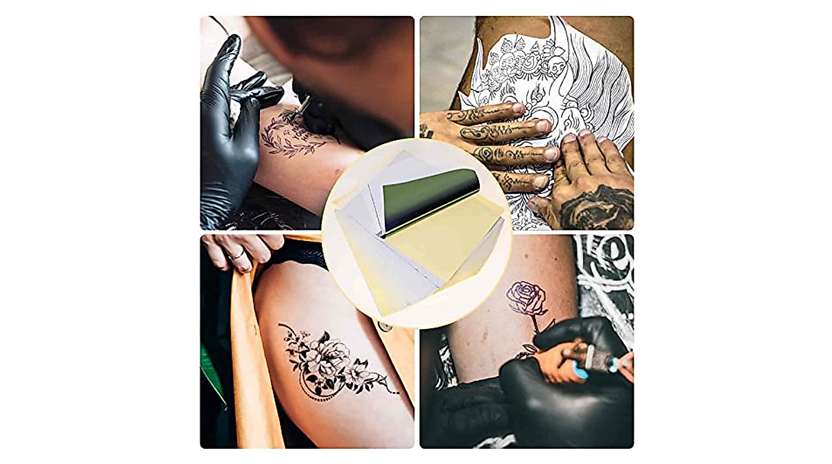 120 Sheets Tattoo Transfer Paper for Perfect Stencils