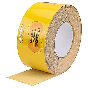 362X - 20 Yard Sandpaper 80 Grit 2-3/4" Wide Long Continuous Roll, Gold PSA Longboard Sand Paper, Self Adhesive Stickyback Sandpaper for Woodworking and Automotive - D DMS DIMEISI