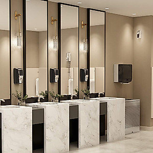 Rubbermaid Commercial Products 1955228 Microburst 3000 CST Dispenser with LumeCel Technology, Black