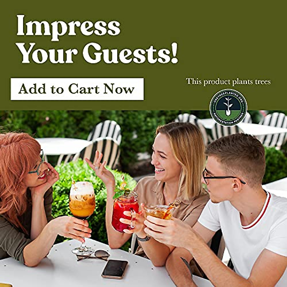 Cocktail Picks - Bamboo Skewers - Toothpicks For Appetizers-4 inch Wooden Skewers (100 Pack) - Party Toothpick for Appetizer and Cocktail Drinks.